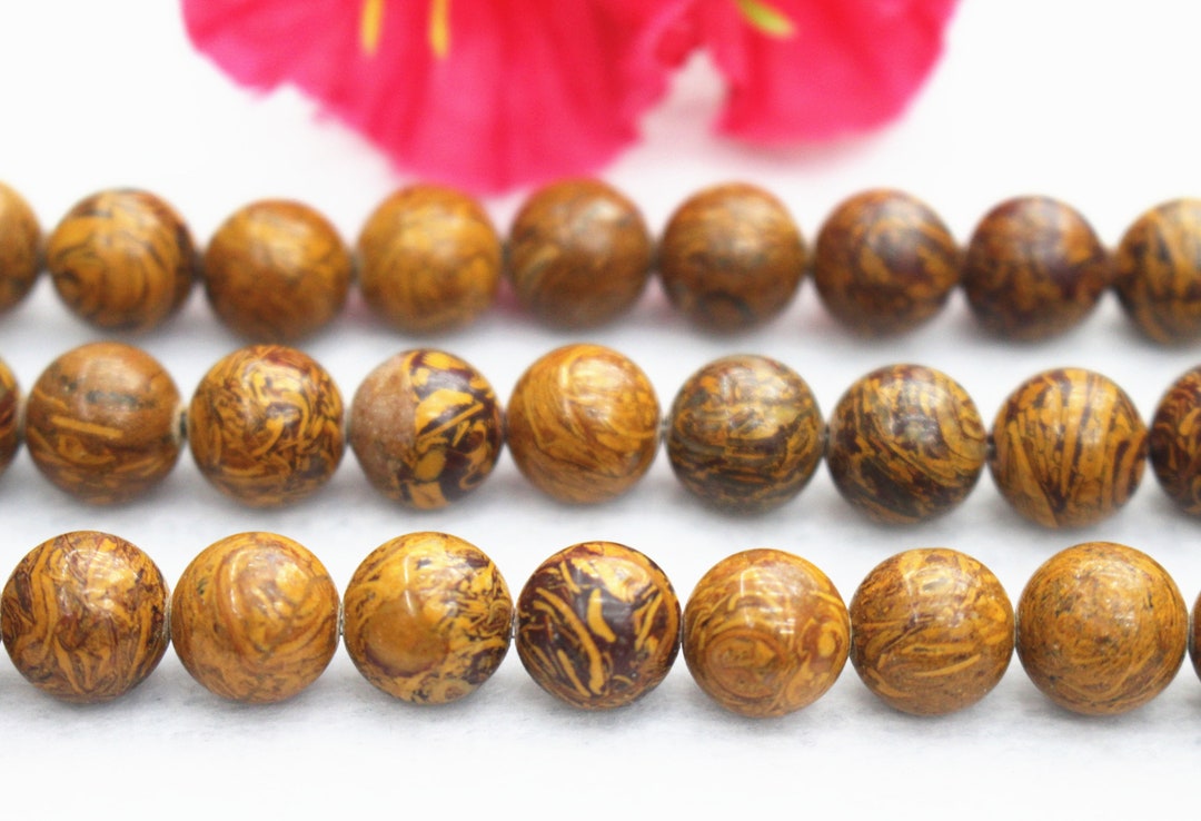 Natural AA Elephant Skin Jasper Gemstone Beads,6mm 8mm 10mm 12mm ...