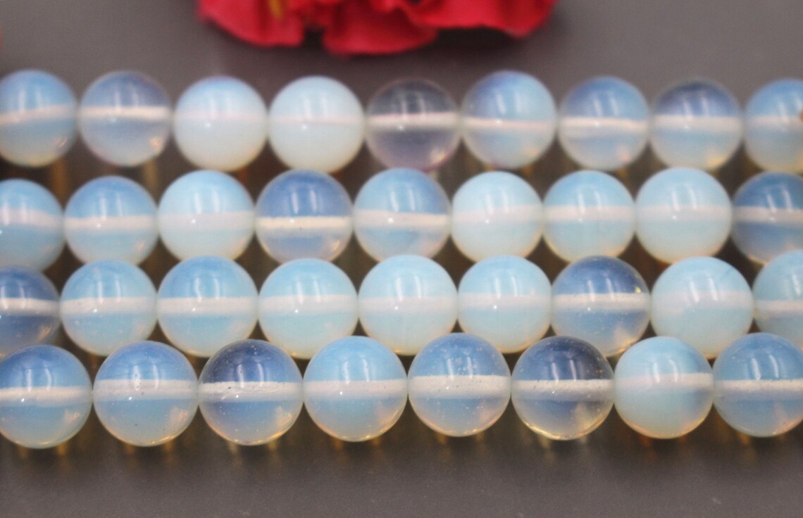 Natural Opalit Beads4mm 6mm 8mm 10mm 12mm Opalit Round | Etsy