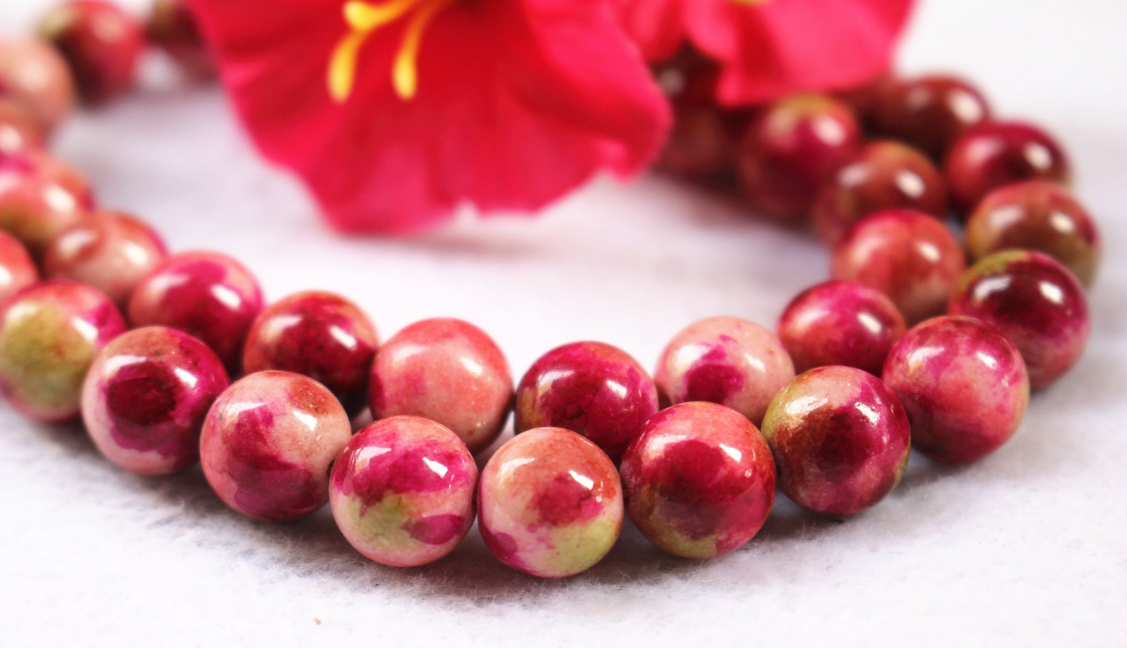Rainbow Jade Smooth and Round Beads6mm 8mm 10mm 12mm Candy | Etsy
