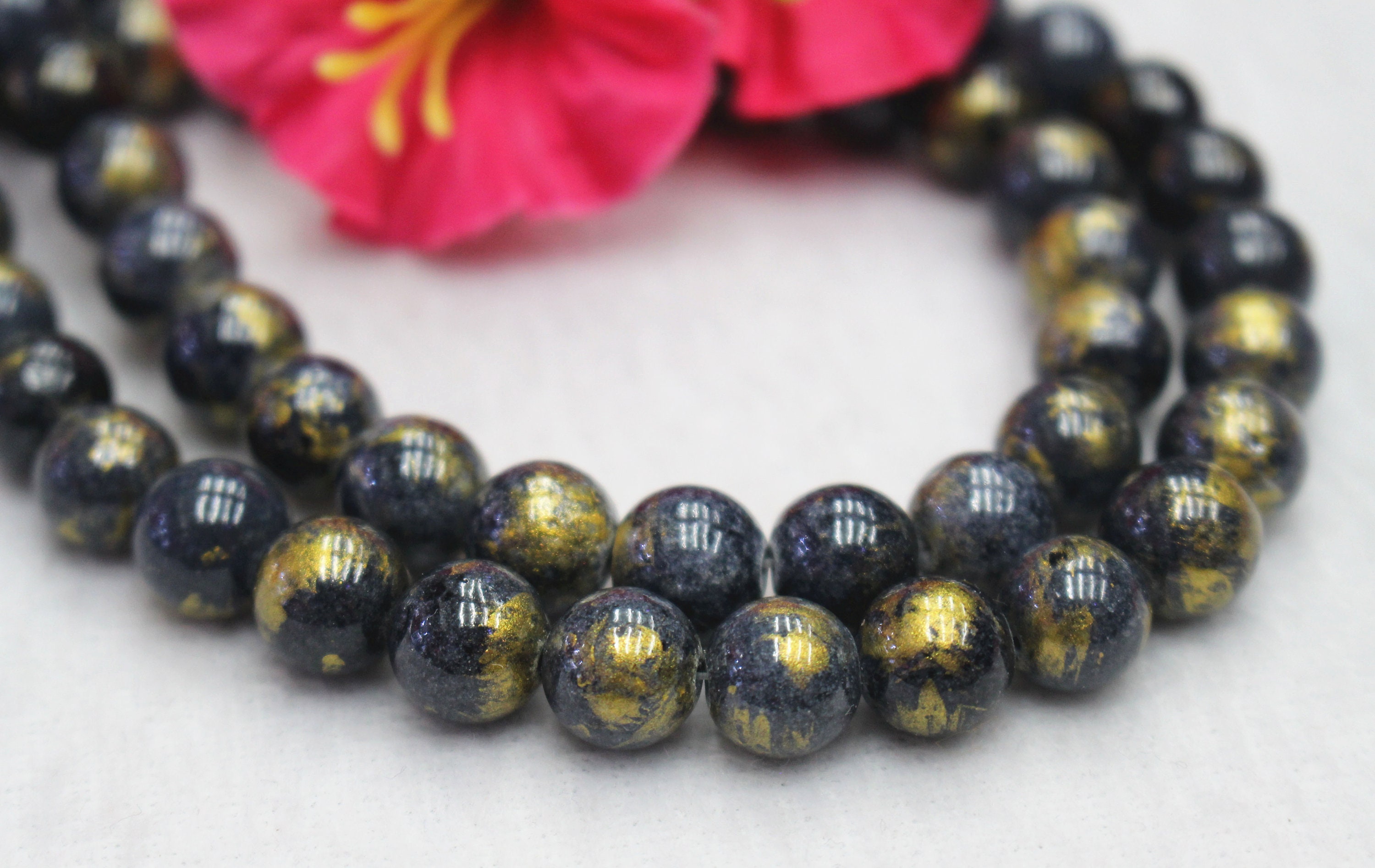 Gray Gold Jade Beads,mountain Jade Beads,malaysian Jade Beads,6mm 8mm ...