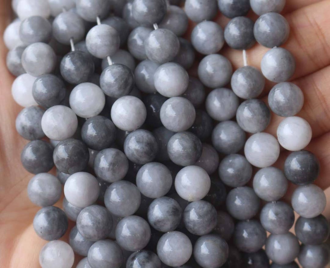 Natural AAA Genuine Eagle Eye Agate Smooth and Round Beads6mm - Etsy