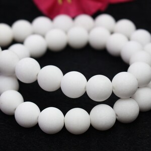 Matte Mountain Jade Beads, Smooth Round Beads,4mm 6mm 8mm 10mm 12mm ...