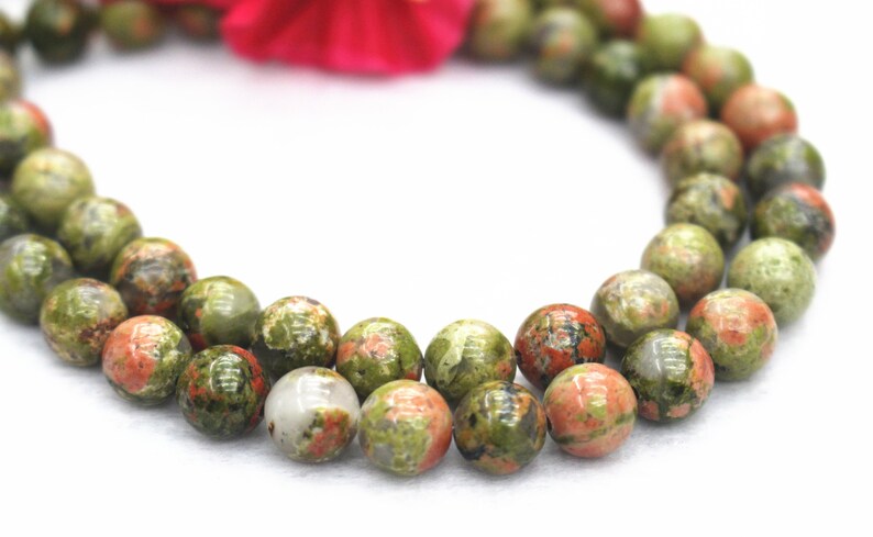 Unakite Round Beads6mm 8mm 10mm 12mm Unakite Beadsunakite - Etsy