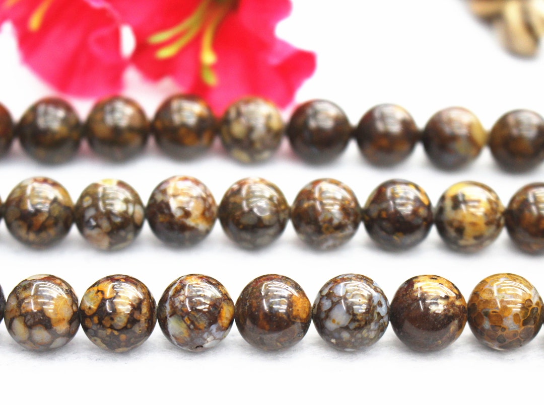 Natural Fire Lace Opal Smooth Round Beads,fire Lace Opal Beads,6mm 8mm ...