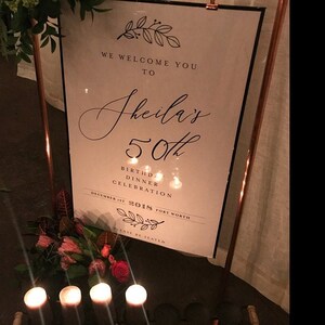 Seating Chart Stand, Copper Arch, Copper Seating Arch, 1/2' Copper ...