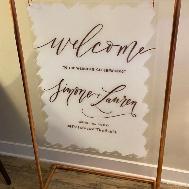 Arch Sign and Stand - Etsy