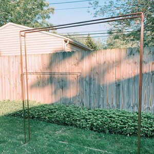 Double Copper Arch,, Ceremony Arch, Copper Wedding Arch. - Etsy