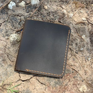 Minimalist Wallet, Distressed Leather Wallet, Minimalist Classic ...