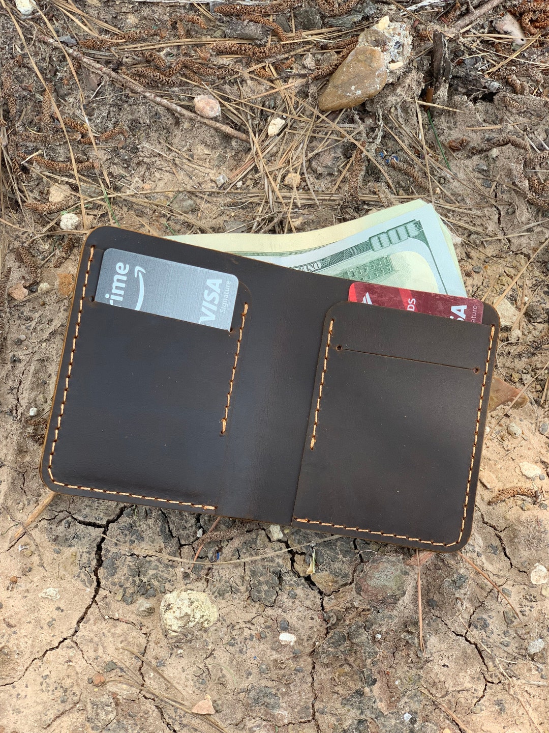 Minimalist Wallet, Distressed Leather Wallet, Minimalist Classic ...