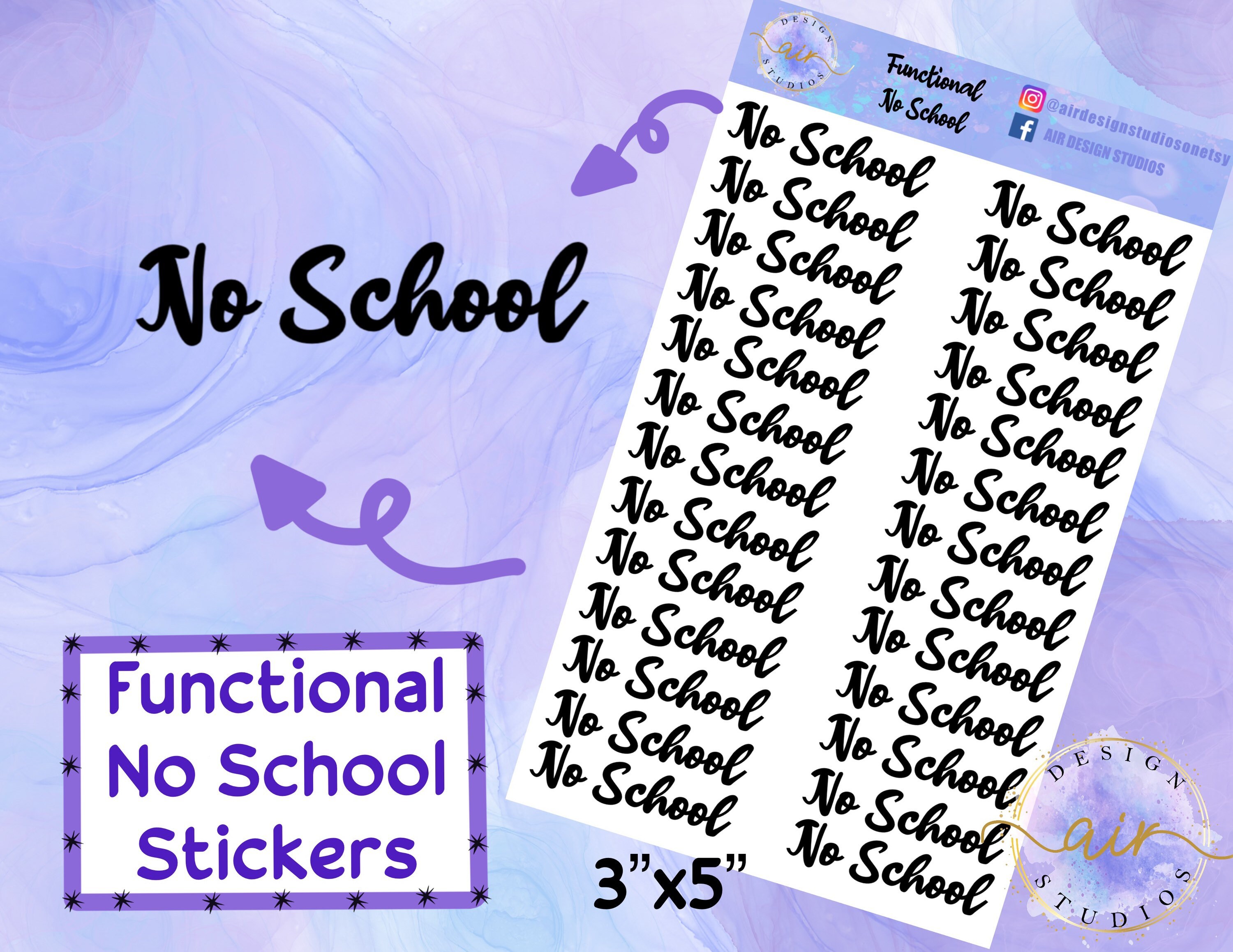 Scrapbooking Paper, Party & Kids Day off stickers No School Teacher ...