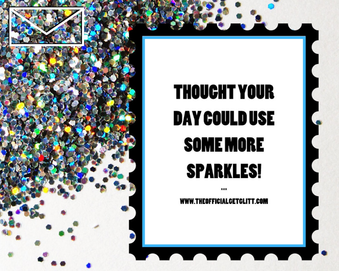 Glitter Bomb Letter Joke Mail - Thought Your Day Could Use Some More ...