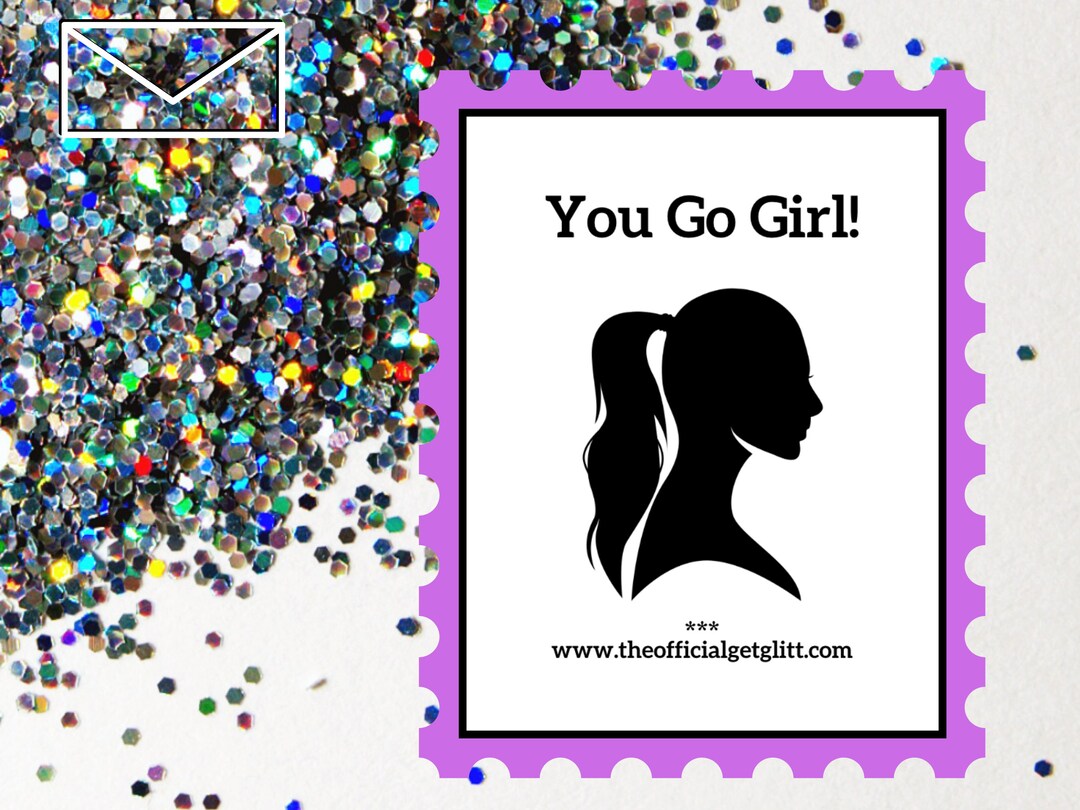 Glitter Bomb Letter Joke Mail: You Go Girl Glitter Bomb Anonymous Prank ...