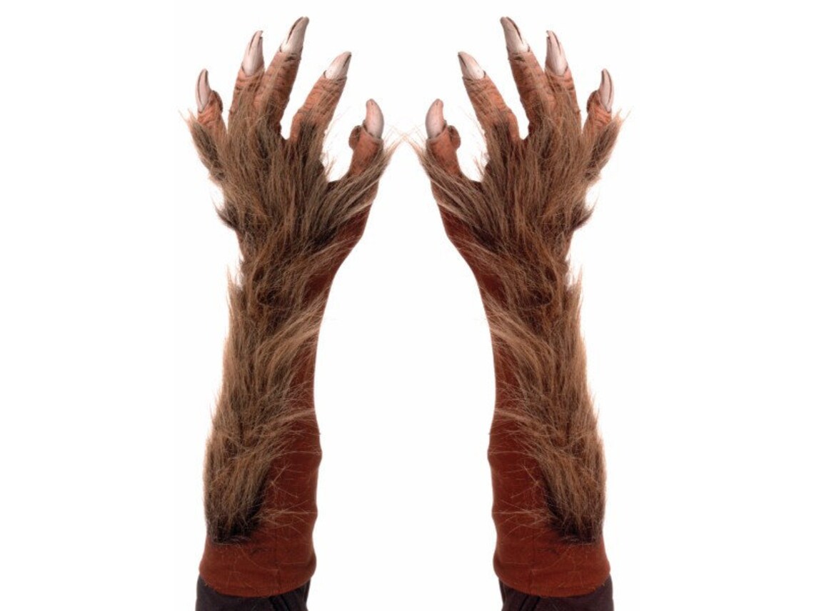 Brown Werewolf Gloves - Etsy