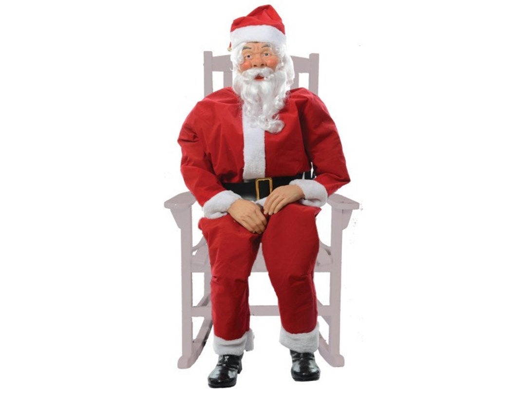 Animated Rocking Santa Claus Christmas Prop - Etsy