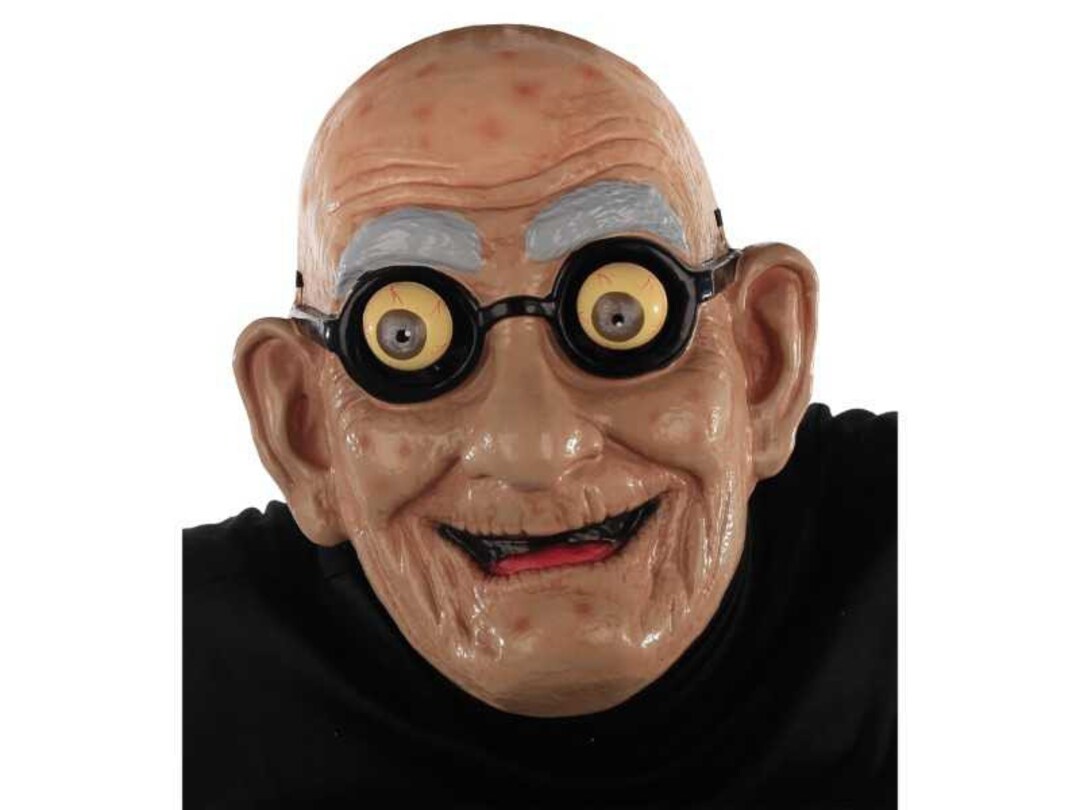 Grandpa Crabby Old Man Latex Mask - Etsy