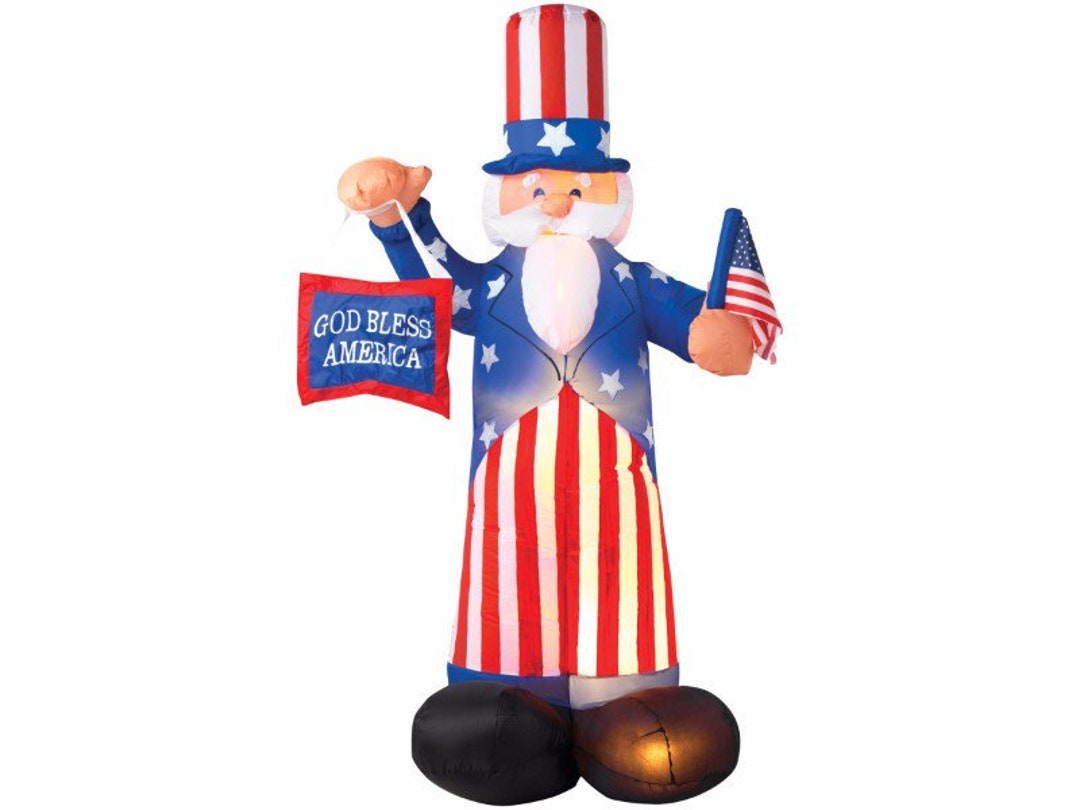 Uncle Sam Inflatable Yard Decor - Etsy