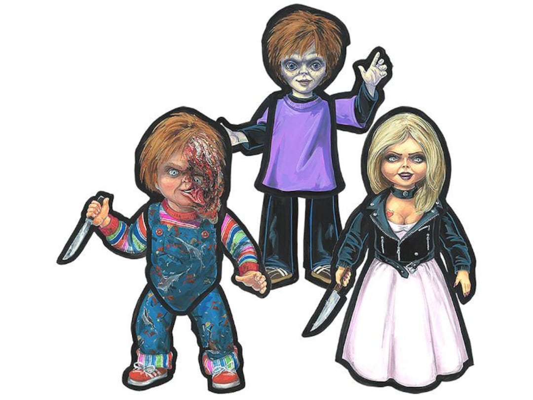 Childs Play Chucky Wall Decor Cutouts Halloween Horror Trick Treat ...