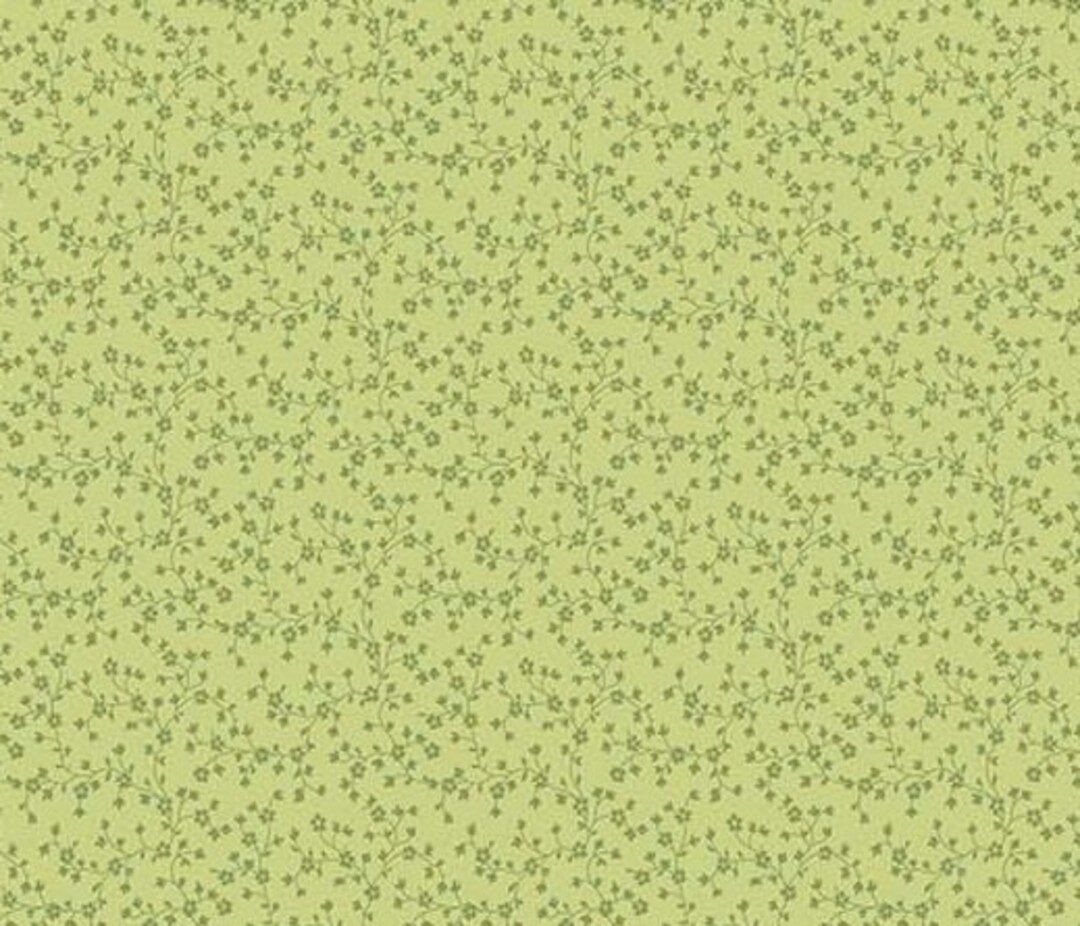 Northcott Chelsea Cotton Quilting Fabric, Pale Green, Small Floral - Etsy