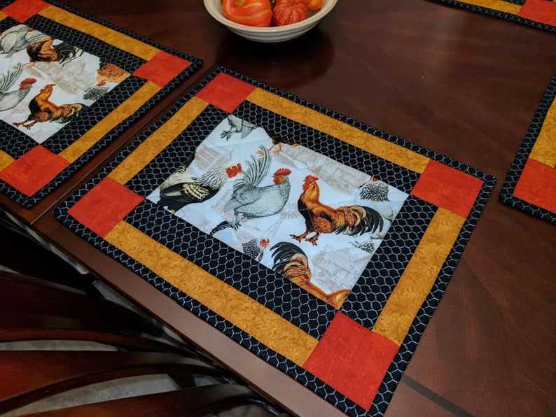 Placemat Pattern 4 O'clock by Miss Winnie Designs - Etsy
