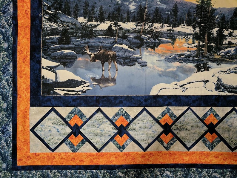 Picture This PDF Quilt Pattern Northcott Canada Goose, Moose, Panel ...