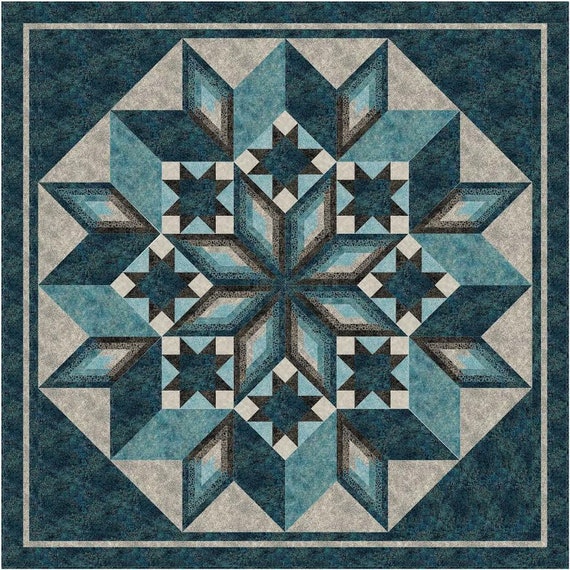 Ferris Wheel PDF Quilt Pattern Queen King the Fabric | Etsy