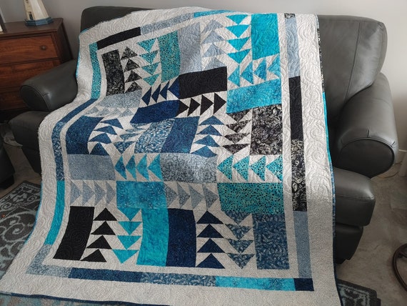 Rush Hour Quilt Kit Throw Anthology Batiks the Fabric | Etsy