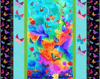 Butterflies Are Free Quilt Pattern Michael Miller Timeless - Etsy