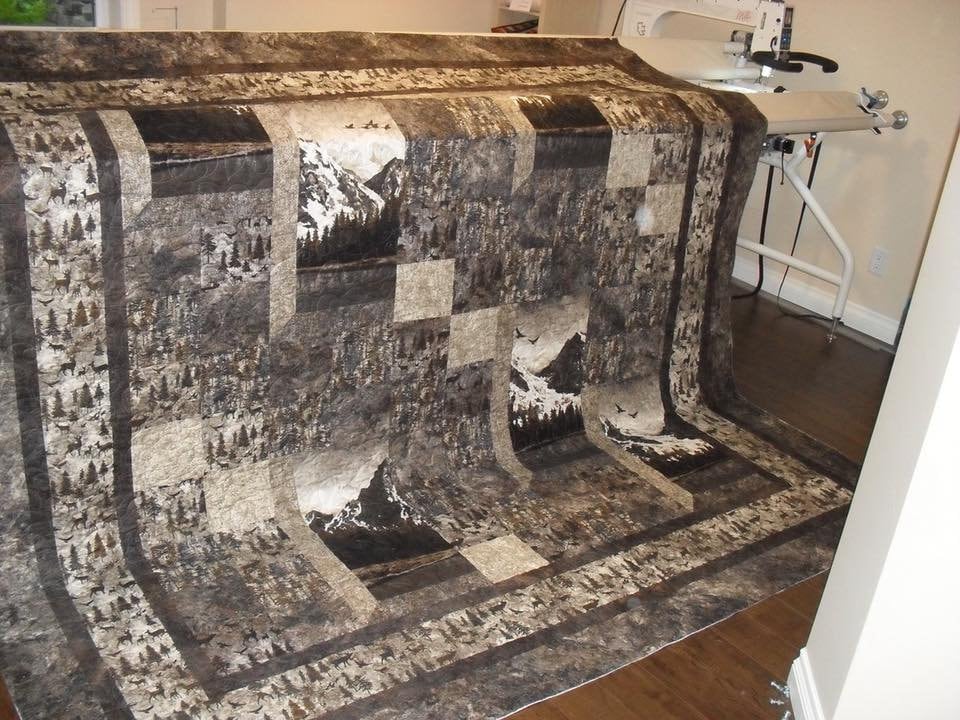 Serene Scenes quilt pattern wildlife outdoors panels | Etsy