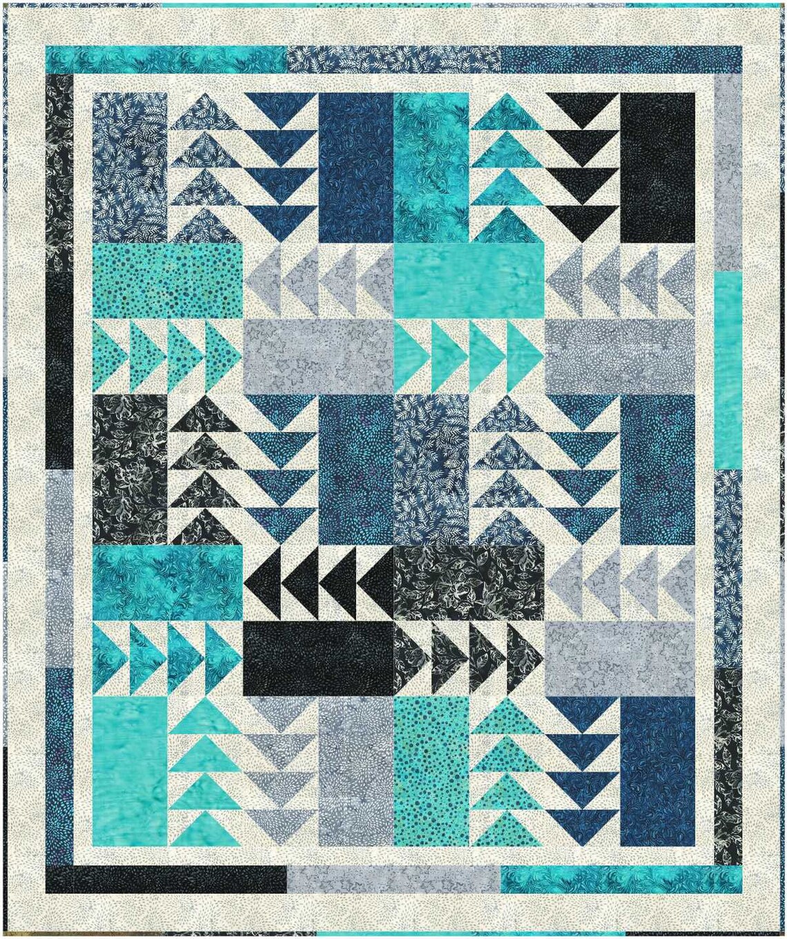 Rush Hour Quilt Pattern Batiks Timeless Treasures - Etsy