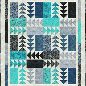 Rush Hour, Quilt Pattern, Batiks, Timeless Treasures, Passport, Dazzle ...