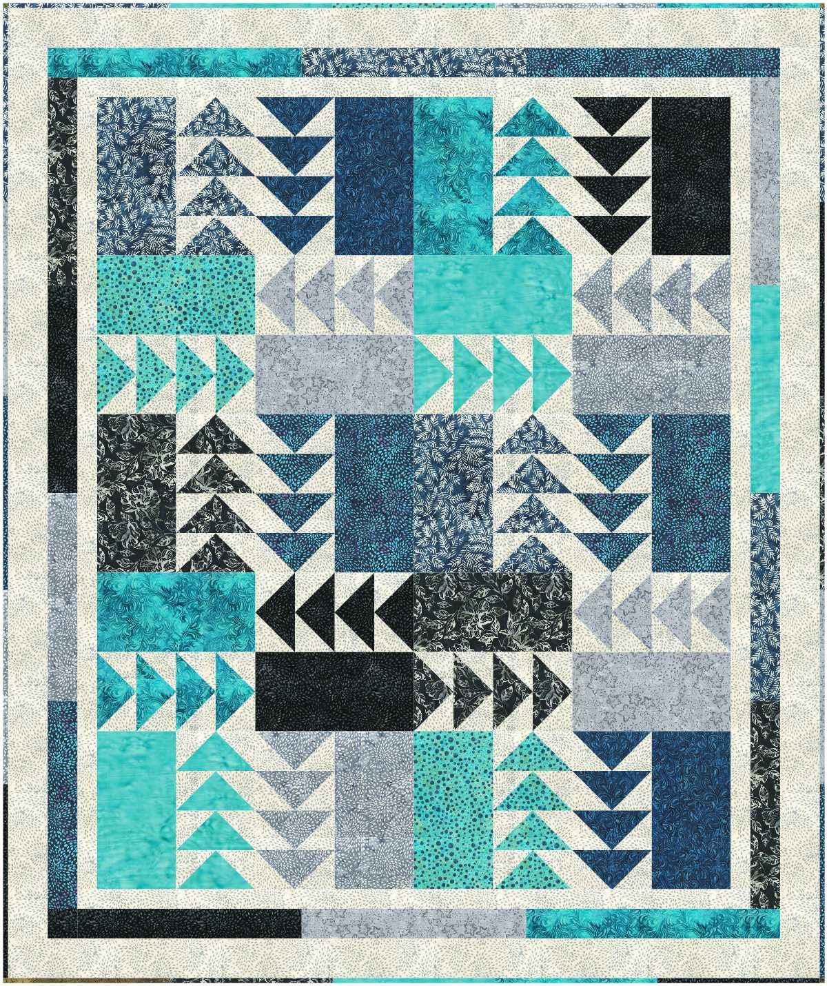 Rush Hour Quilt Pattern Batiks Timeless Treasures - Etsy