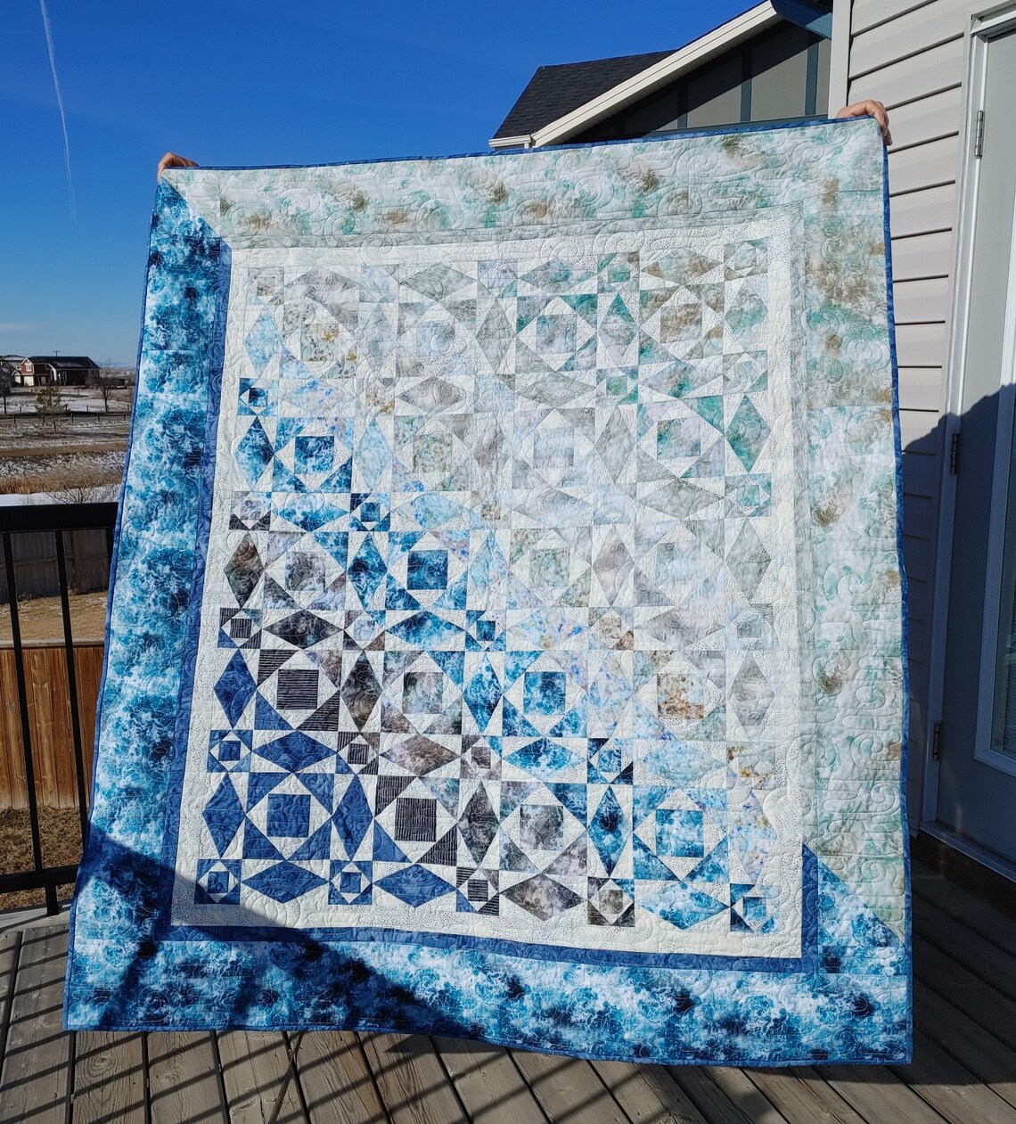 High Tide Quilt Pattern, PDF, Tonga Scuba, Storm at Sea, Fabric Addict ...
