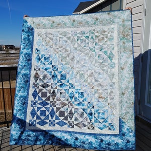 High Tide Quilt Pattern, PDF, Tonga Scuba, Storm at Sea, Fabric Addict - Etsy