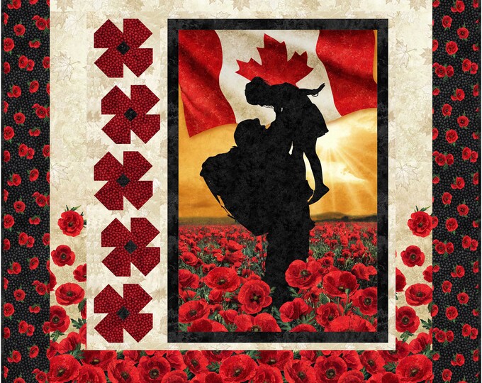 Freedom Quilt Kit, Northcott Oh Canada Fabric - Etsy