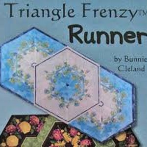 Triangle Frenzy Runner Quilt Runner Pattern. - Etsy