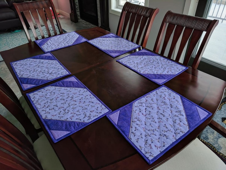 Quilted Place Mat Pattern, Let's Do Lunch, Miss Winnie Designs - Etsy