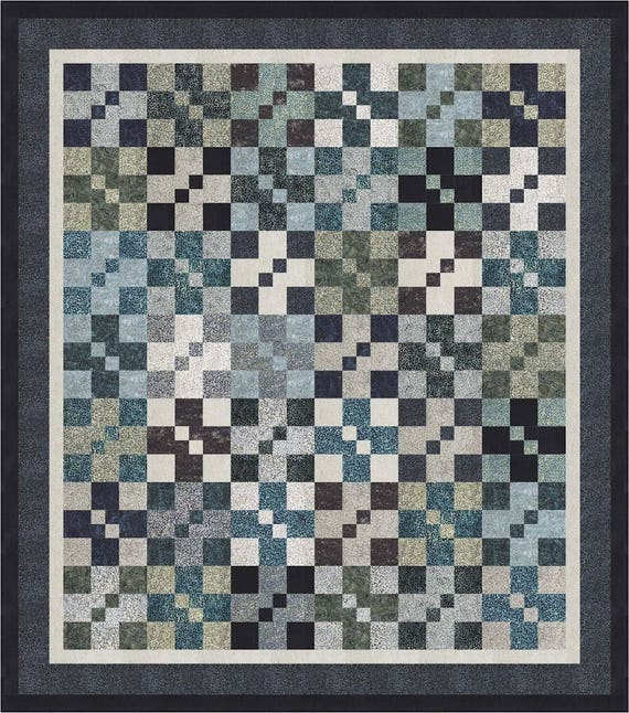 Pebbles Hard Copy Quilt Pattern by the Fabric Addict Banyan | Etsy