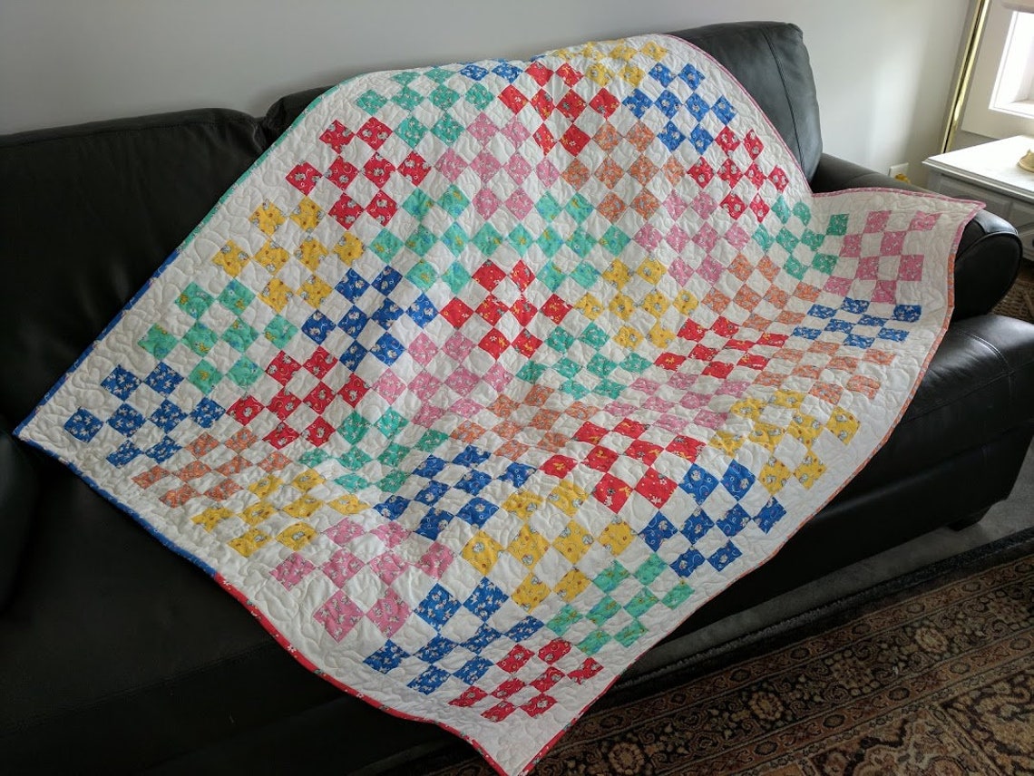 PDF Sweet Sixteen Quilt Pattern Queen Twin Throw Baby - Etsy