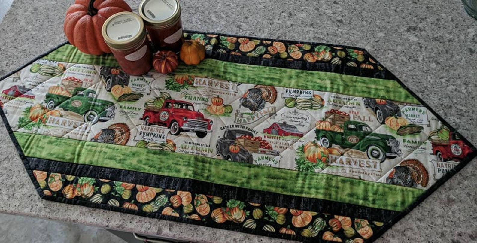 Sew Fast Table Runner PDF Runner Pattern Quick Easy - Etsy