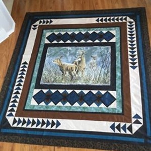 Picture This PDF Quilt Pattern Northcott Canada Goose, Moose, Panel ...