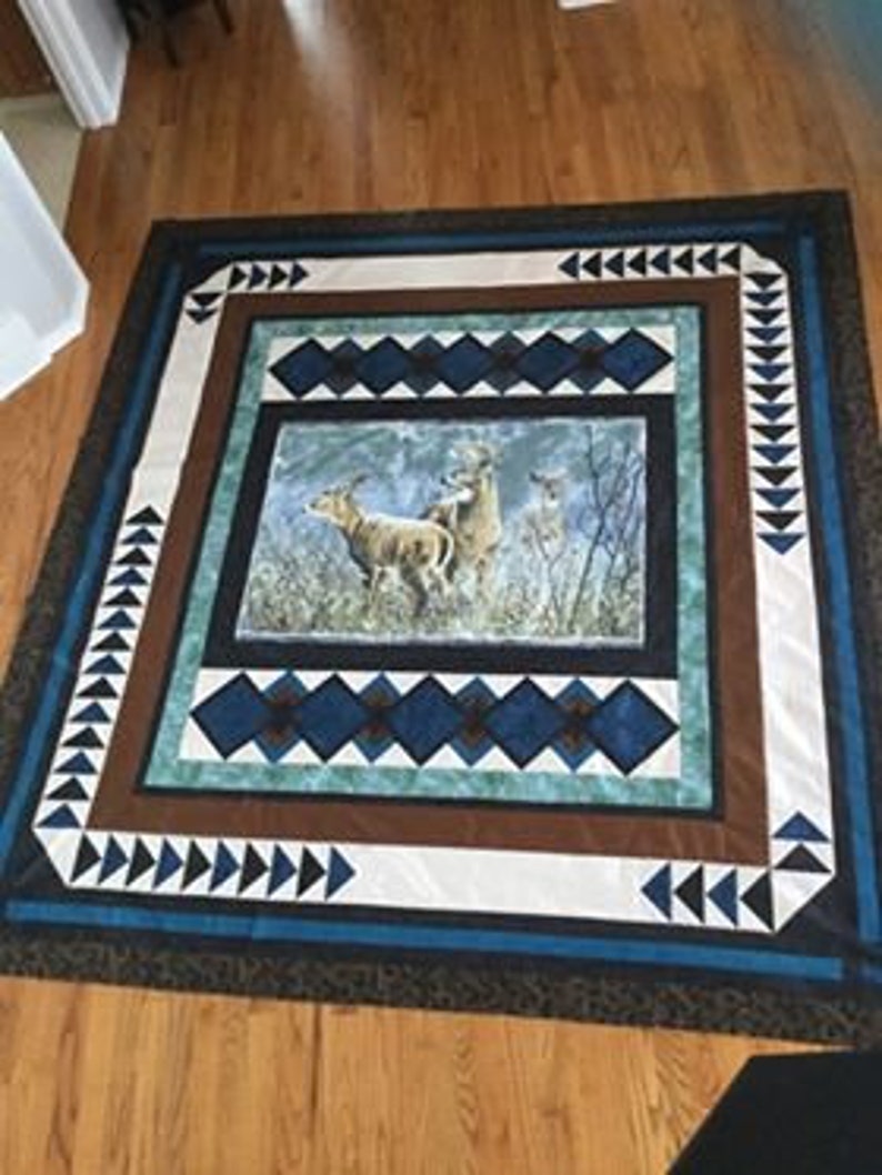 Picture This PDF Quilt Pattern Northcott Canada Goose, Moose, Panel ...