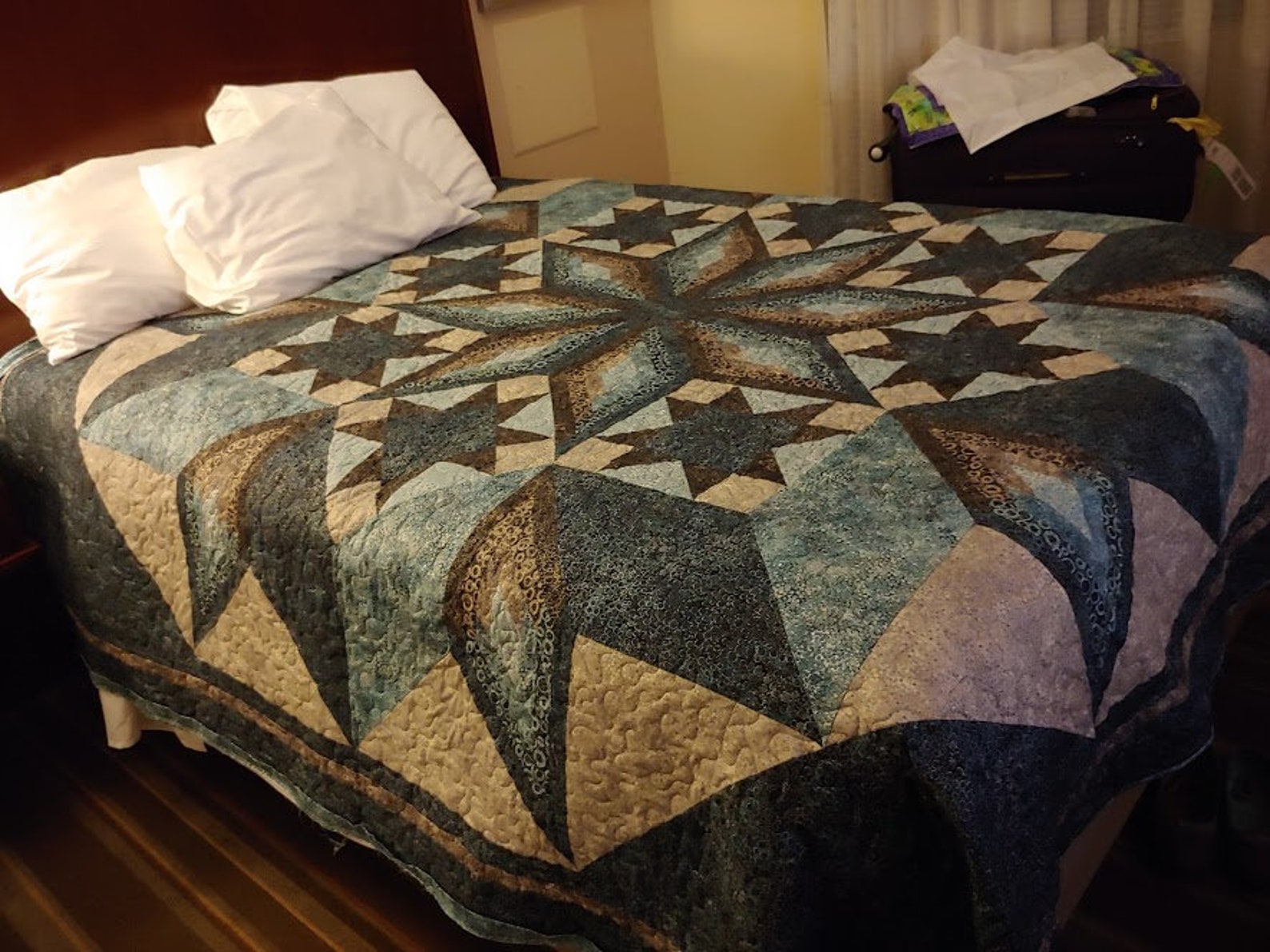 Ferris Wheel PDF Quilt Pattern Queen King the Fabric | Etsy