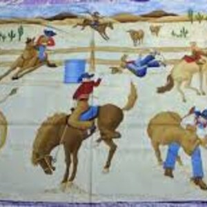 Rodeo Round up Quilt Panel, Northcott, Starring a Panel, Fabric Addict ...