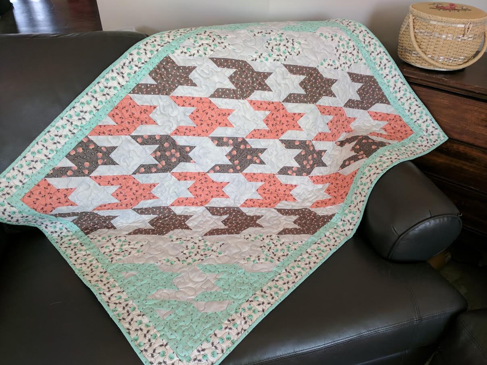 Lap or Baby Quilt Kit. Make a Wish Fabric by Camelot. Houndstooth Made ...
