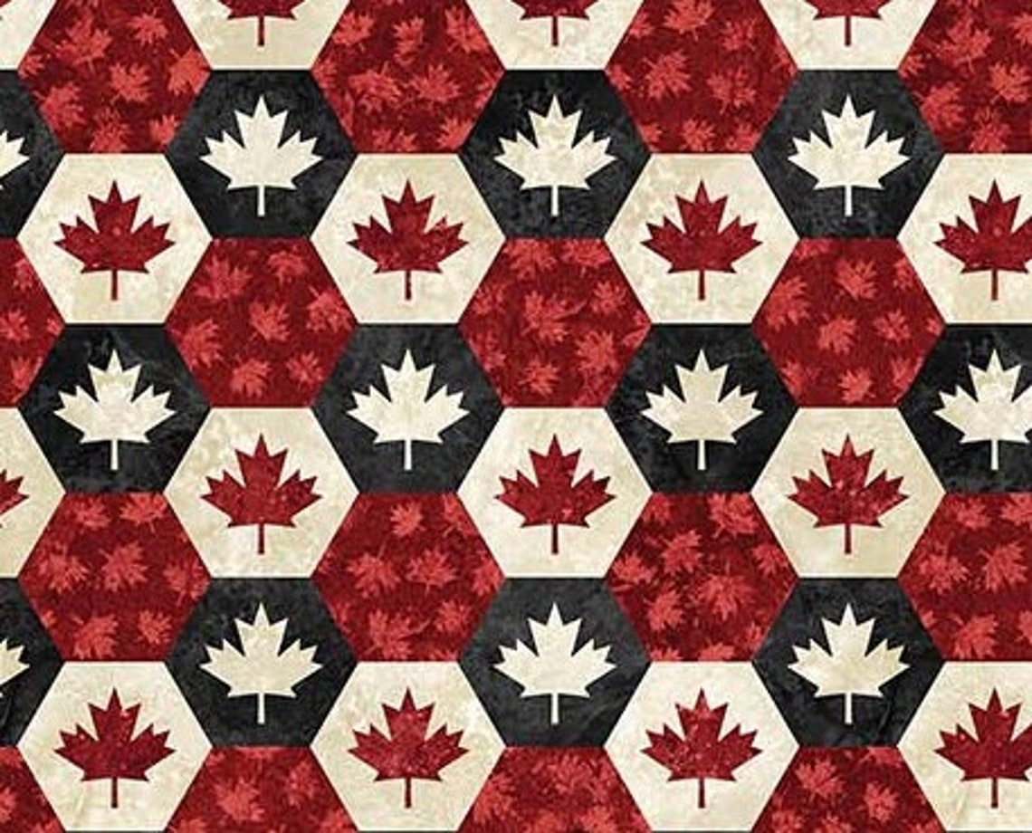 PDF Scattered Leaves Quilt Pattern Canadian Version - Etsy