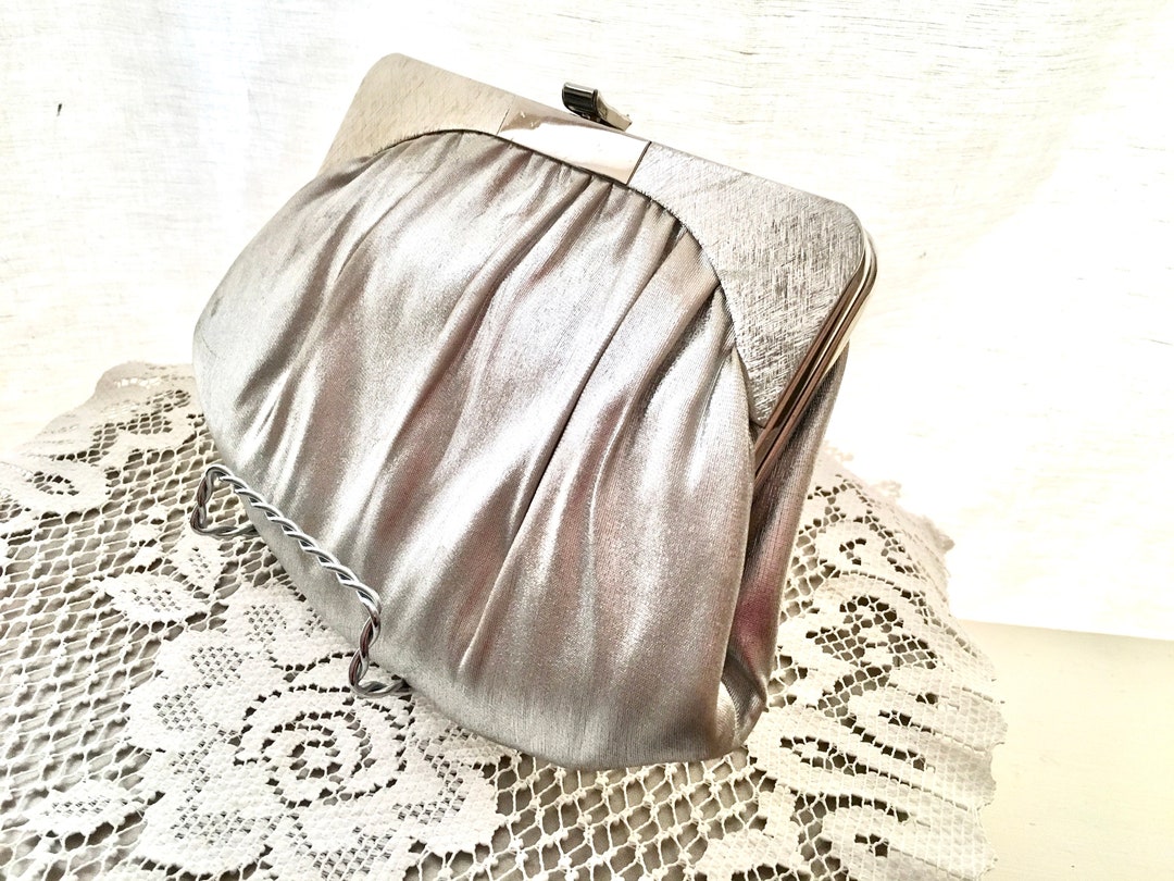 Vintage Harry Levine Silver Hollywood Regency Purse | Elegant Designer ...