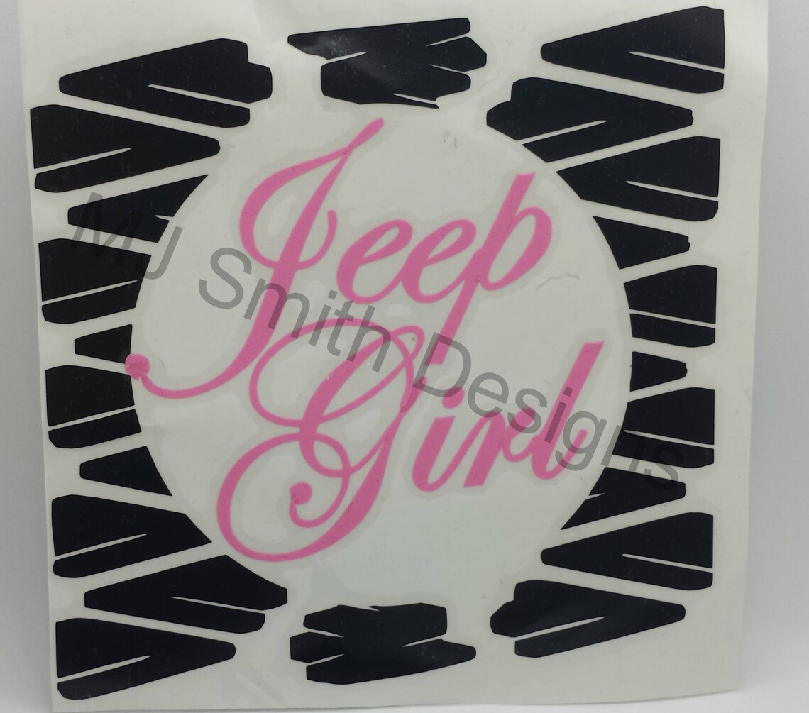 Jeep Girl Decal / Jeep Wrangler / Jeep Renegade / Jeep Decal / | Etsy