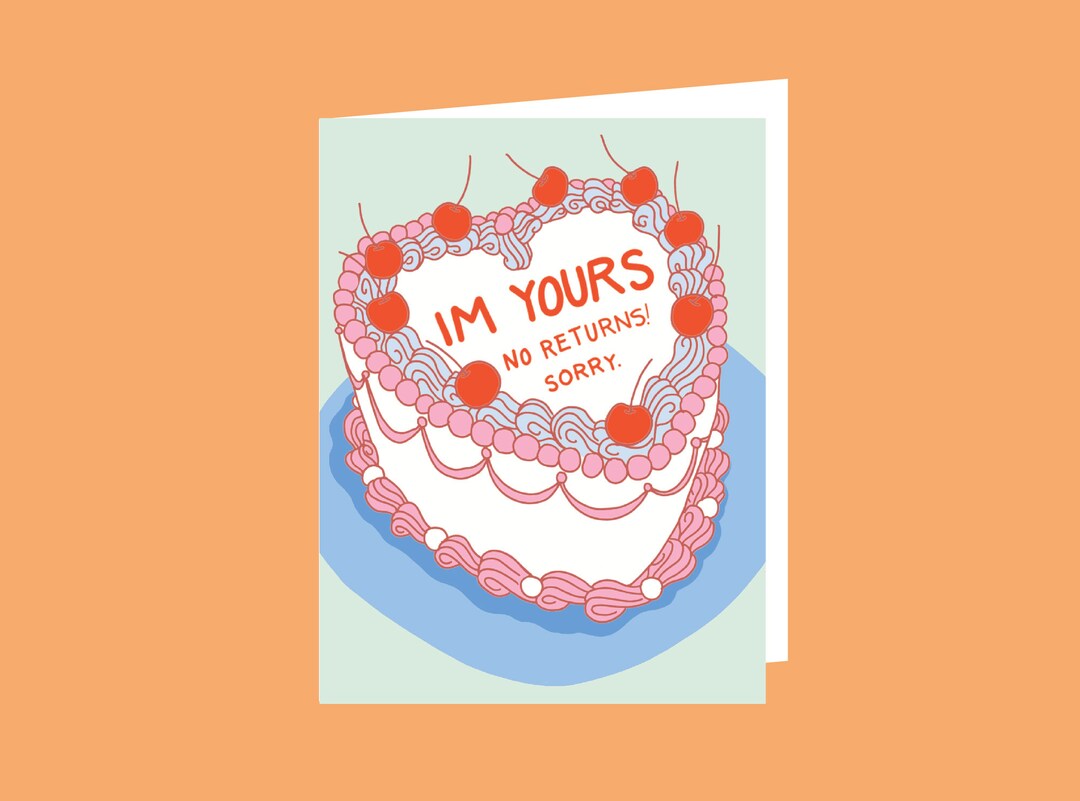 I'm Yours Cake Digital Download Valentine - Etsy