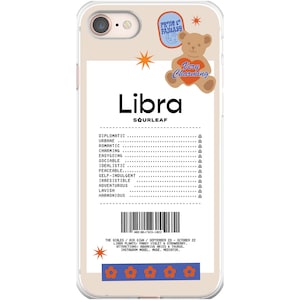 Libra Receipt iPhone Case / Astrology Phone Case / Trendy Zodiac iPhone ...