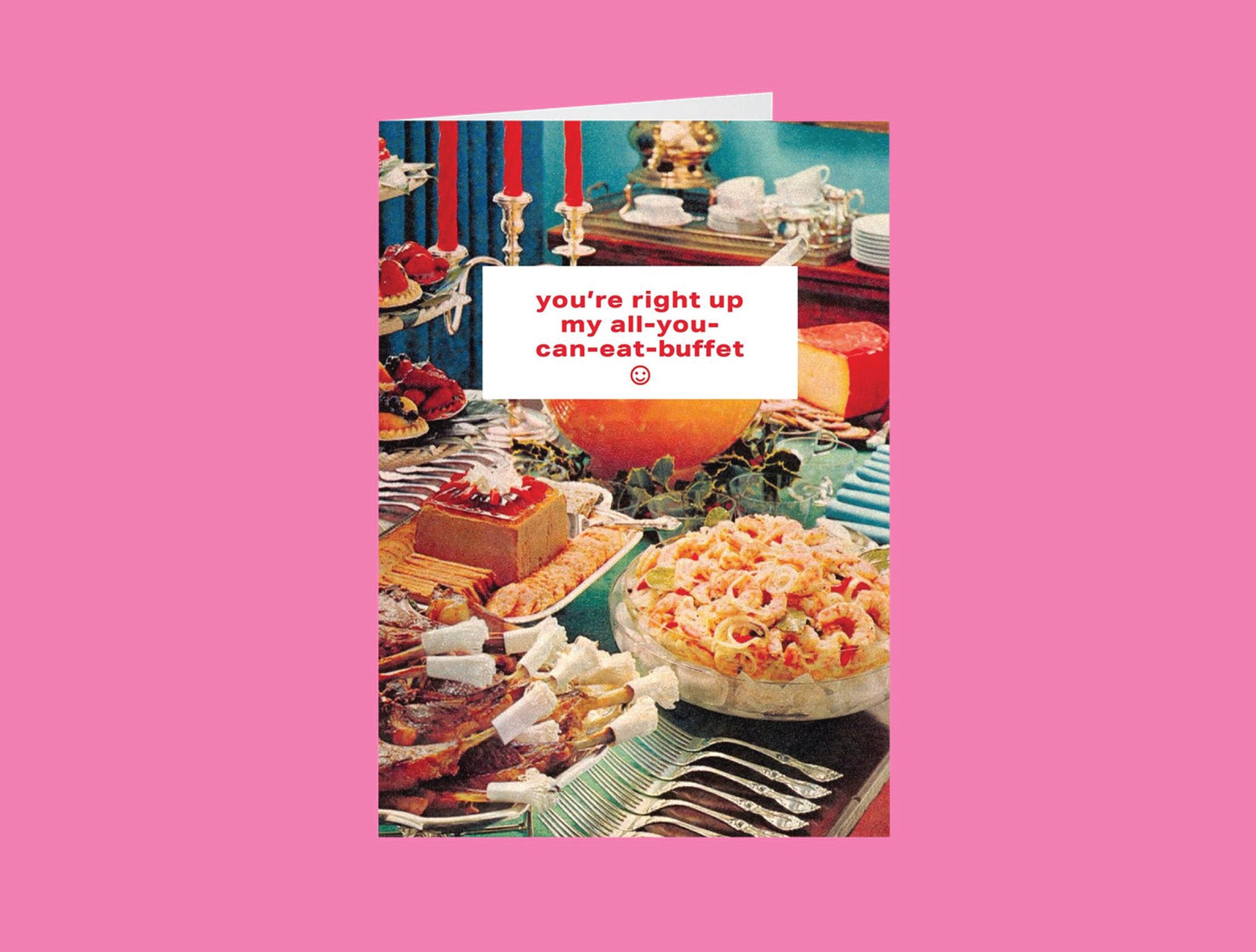 You're Right Up My Alley Valentine All You Can Eat | Etsy